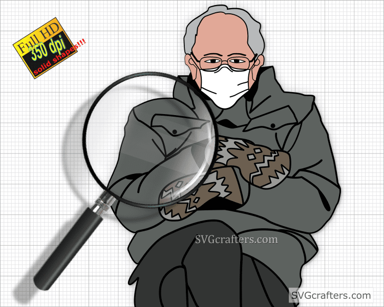 Bernie Mittens SVG, Bernie Sanders svg, Inaugruation Meme - SVGcrafters